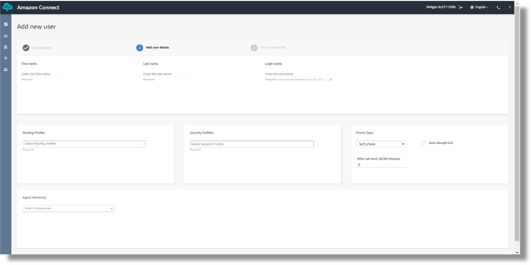 Maintentance tasks - Create, amend and suspend users | SmartAgent
